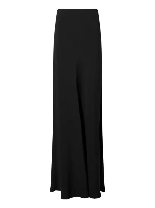 Ami Biais Long Maxi Skirt - Black