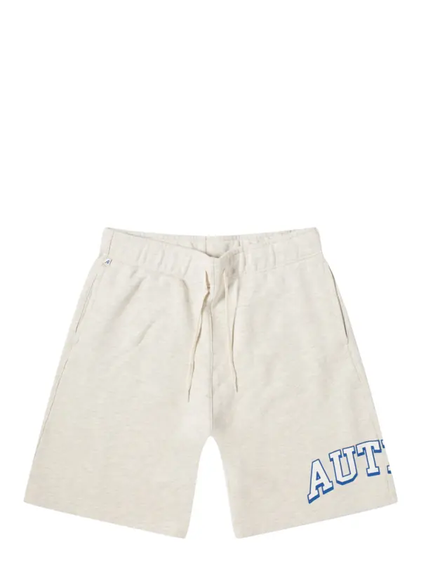 AUTRY Embossed Logo Sweat Shorts - Melange