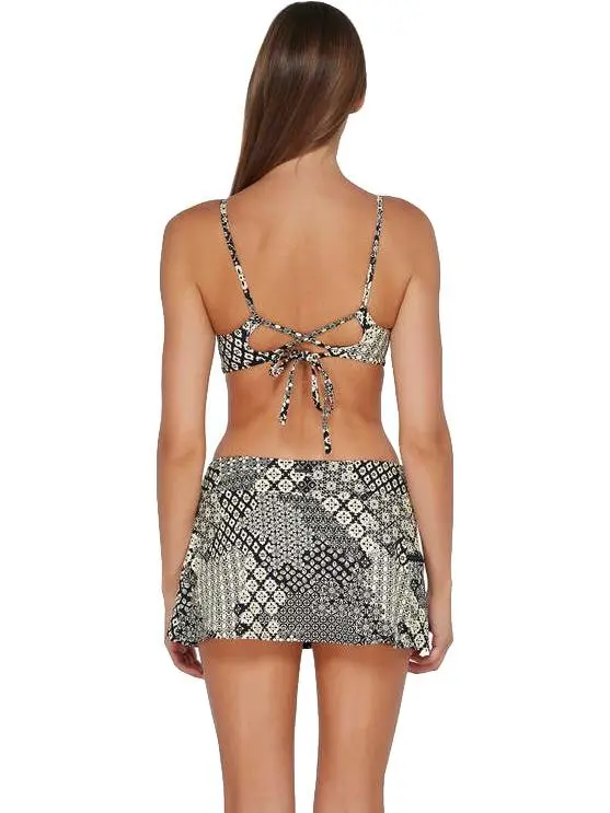 SUNSETS Sporty Swim Skirt Bottom - Venice Seagrass Texture