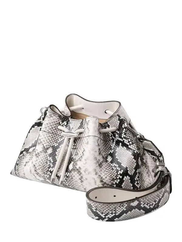 JIMMY CHOO Medium Cinch Shoulder Bag - Black