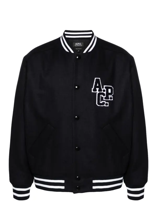 A.p.c. Micky Bomber Jacket - Blue