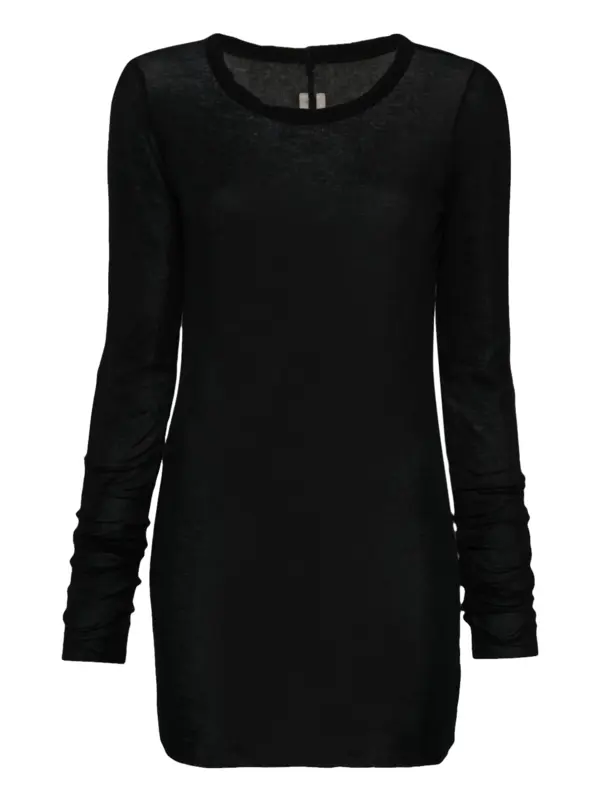 Rick Owens Rib T-shirt - Black