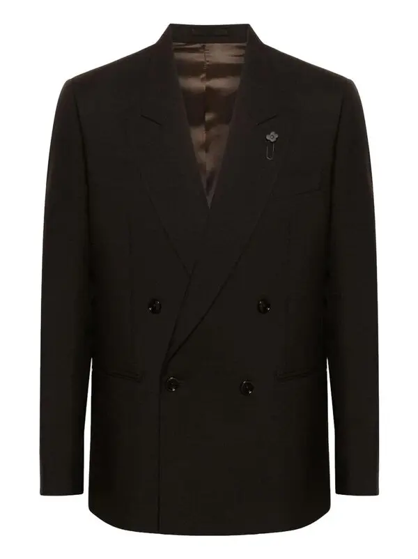 LARDINI Drop 7 Regular Jacket - Brown