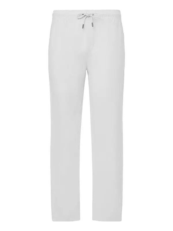 Onia Air Linen Pull-on Pant - White