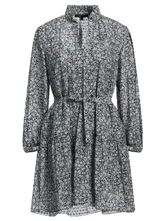 Maje Mini Flared Dress - Black
