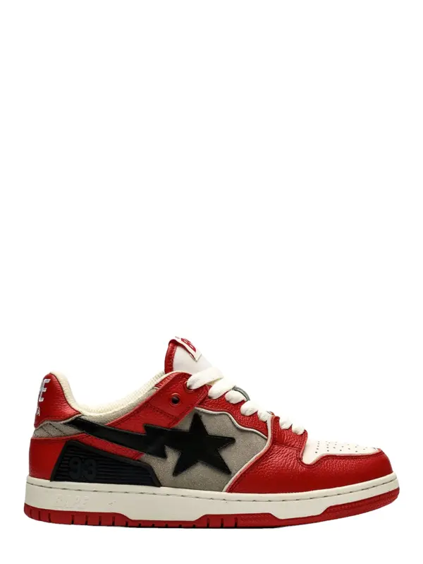 A BATHING APE® Sk8 Sta #1 L Sneakers - Red