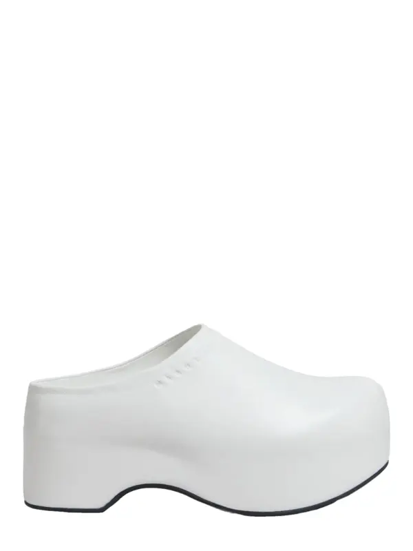 Marni Chunky Mules - White