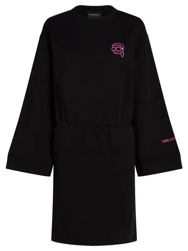 Karl Lagerfeld Ikon Jelly Dress - Black