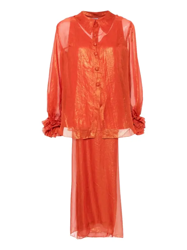 BARUNI Ashtar Blouse And Trousers - Orange