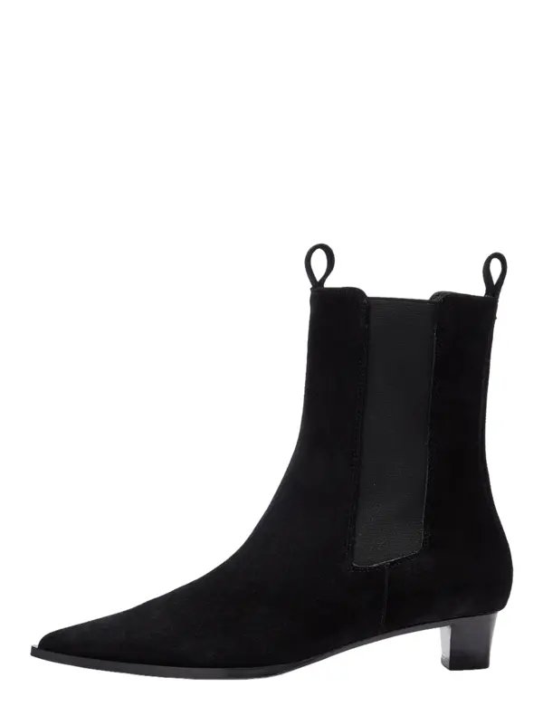 AeydĒ Kiki Suede Booties - Black