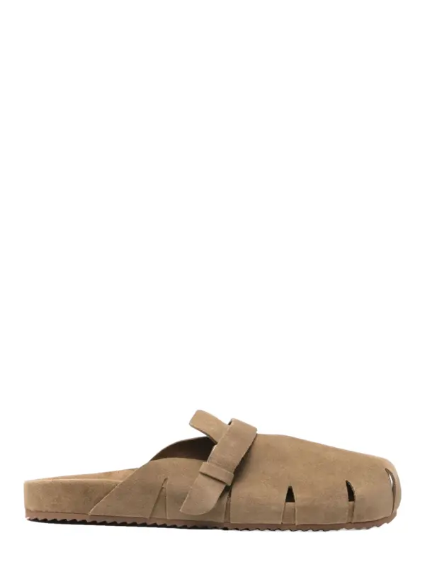 ANCIENT GREEK SANDALS Atlas Mules - Green