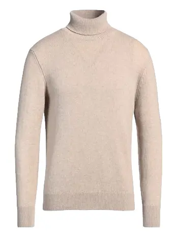 ARAGONA Cashmere Turtleneck - Beige