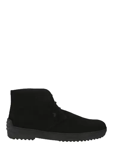 TOD'S Ankle Boots In Leather - Black