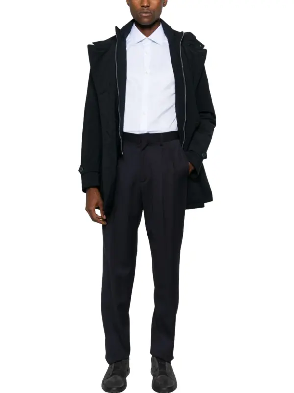 Herno Double-breasted Padded Coat - Blue