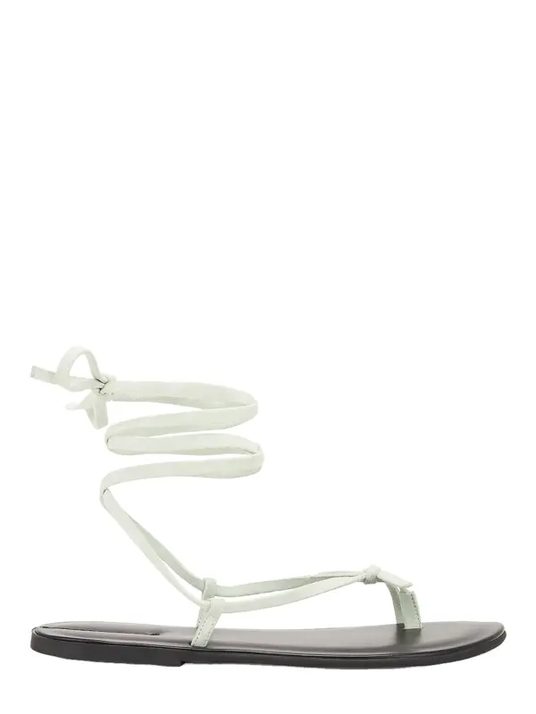 THE ROW Flat Knot Sandal Two - Mint