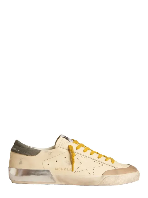 Golden Goose Super-star Perforated Leather Sneakers - Neutrals