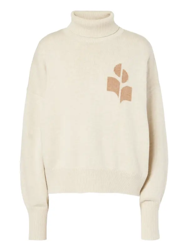 MARANT ETOILE Nash Turtleneck Sweater - Grey