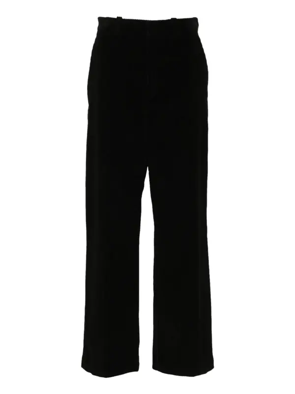 JIL SANDER Corduroy Trousers - Black