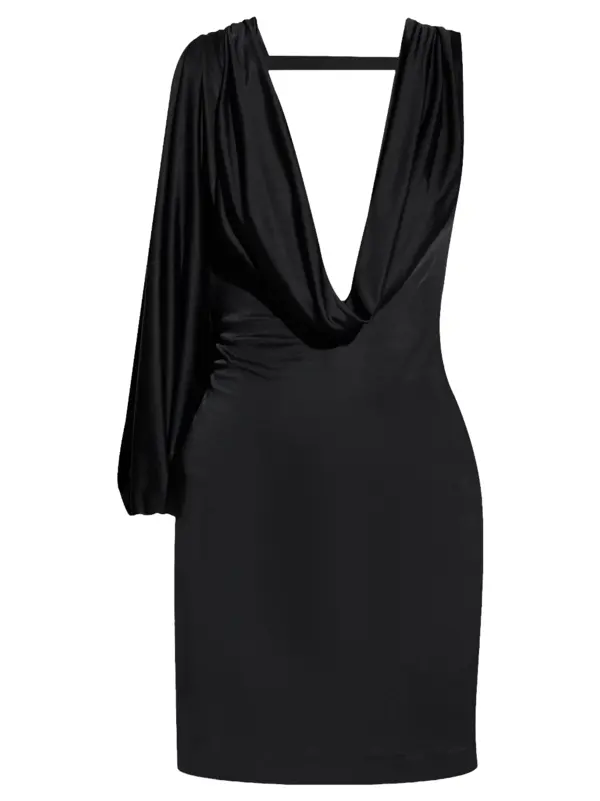 Dsquared2 Shiny Jersey Mini Dress - Black