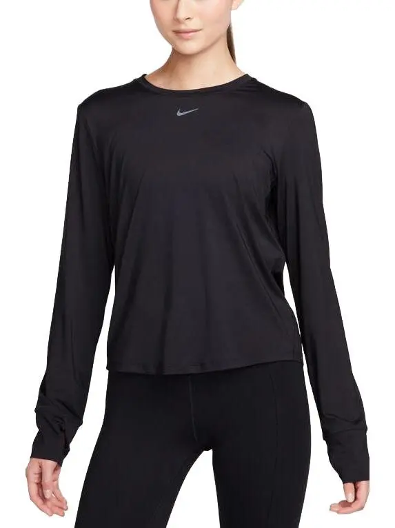 Nike Dri-fit Long-sleeve Training Top - Black/black