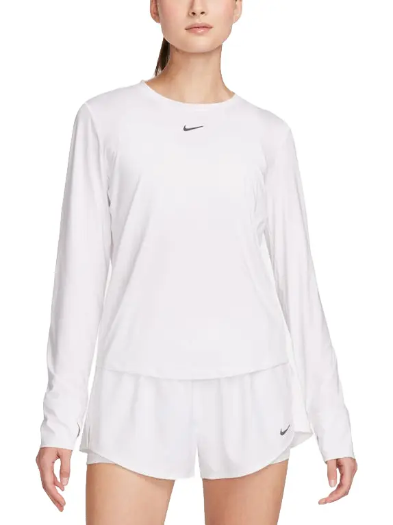 Nike Dri-fit Long-sleeve Training Top - White/black
