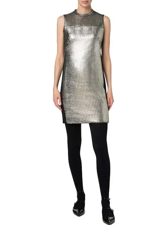 Akris Metallic Corduroy Dress - Goldlack