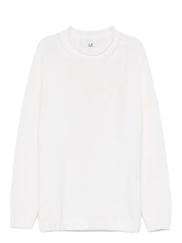 C.P. COMPANY Cable-knit Sweater - Neutrals