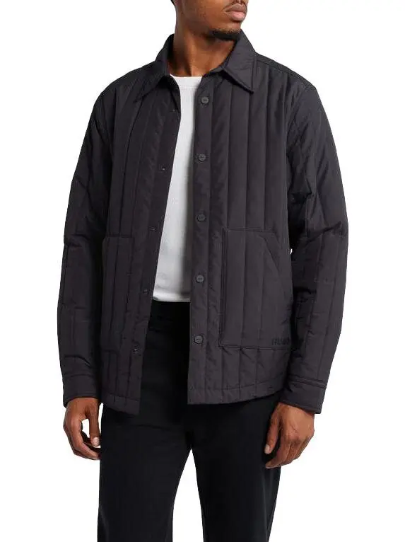 Hugo Boss Ewel Quilted Jacket - Black