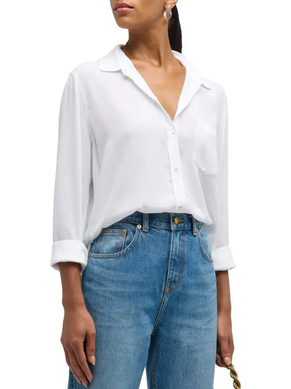 Rails Wren Button-front Shirt - White