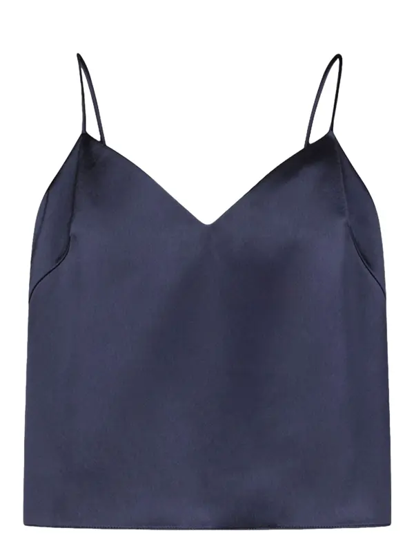 Galvan Ischia Satin Tank Top - Blue