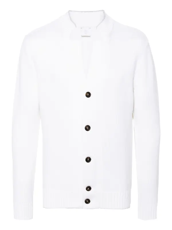 Eleventy Wool Cardigan - Neutrals