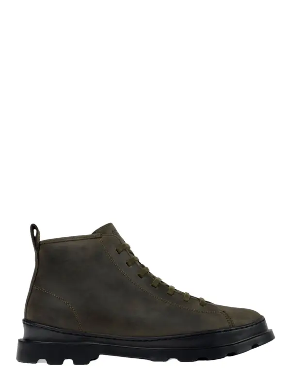 Camper Brutus Leather Boots - Green