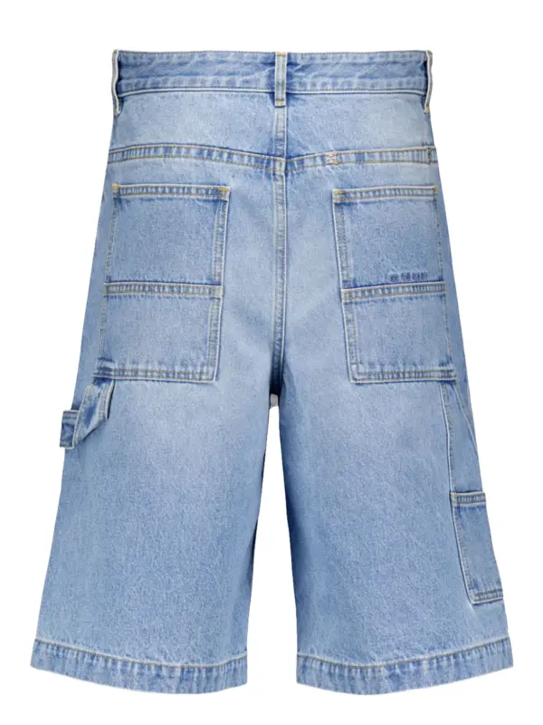 Givenchy Carpenter Denim Shorts - Blue