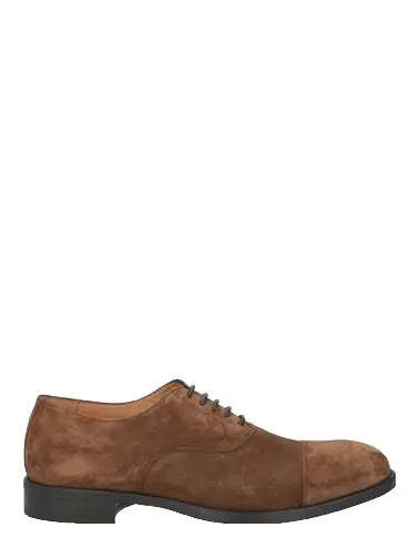 FABI Leather Lace-up Oxford Shoes - Brown