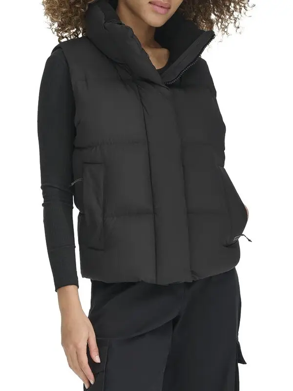 LEVI'S Quilted Puffer Vest - Black