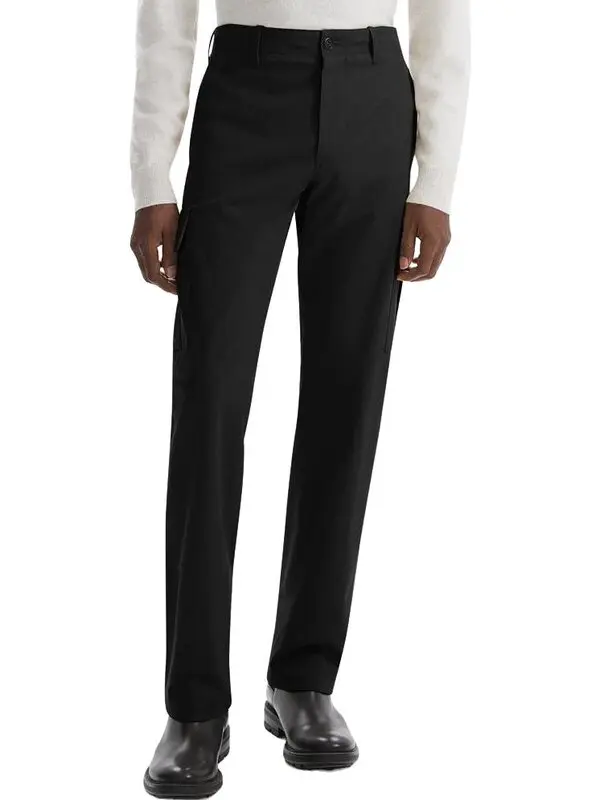 Theory Marvel Straight Leg Trousers - Black