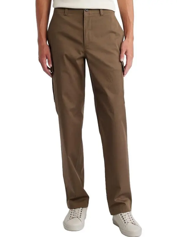 Theory Marvel Straight Leg Trousers - Moss - F03