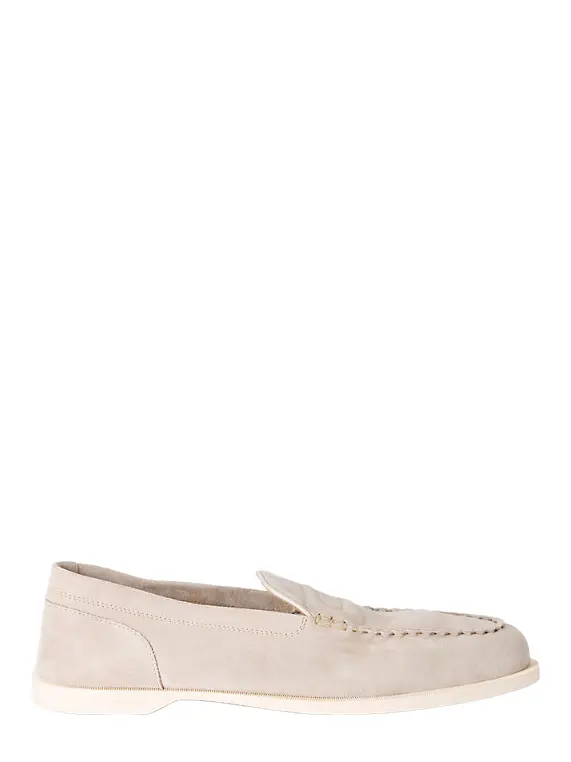 John Lobb Pace Suede Loafers - Beige