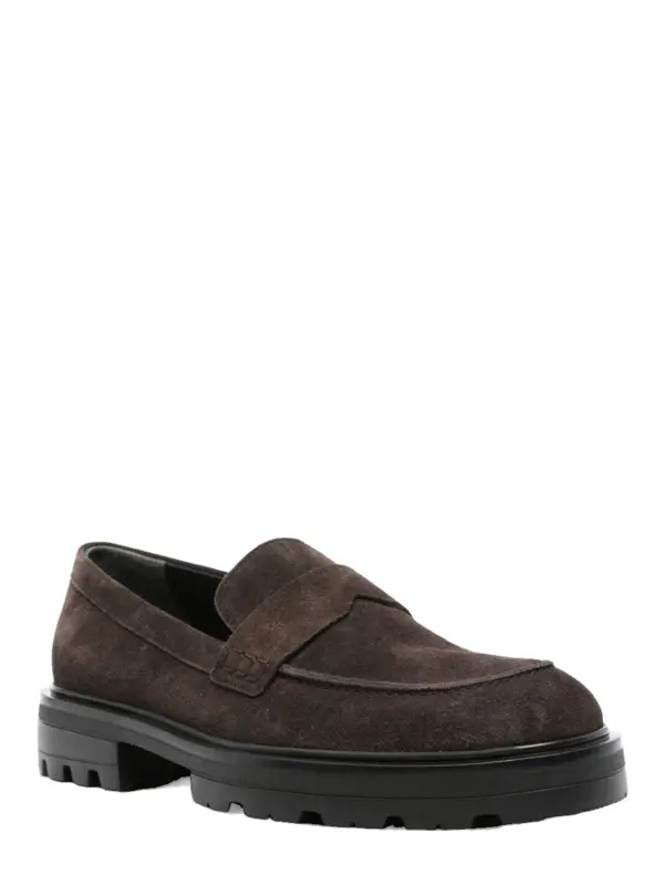 Hogan H673 Loafers - Brown