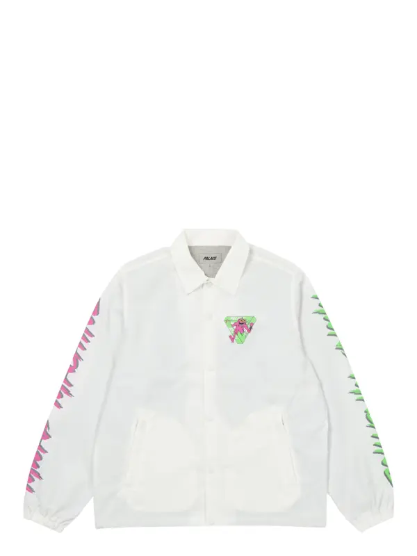 PALACE M-zone Mutant Ripper Coach Jacket - White