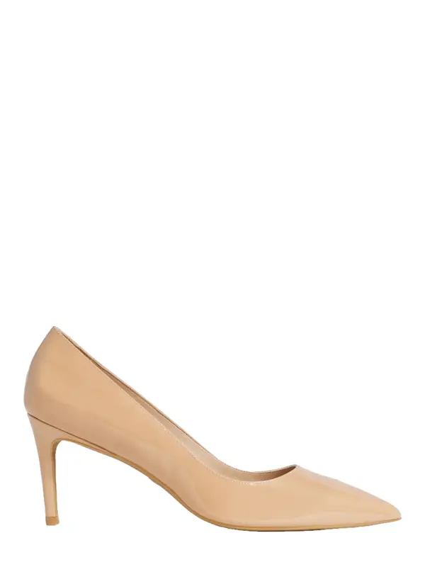 STUART WEITZMAN Patent-leather Pumps - Sand