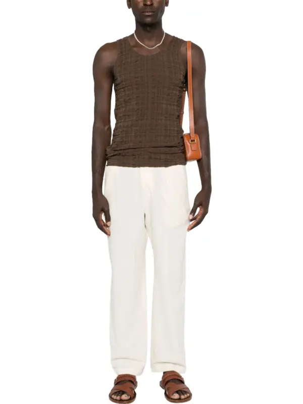 Auralee Hard Twist Tailored Trousers - Neutrals