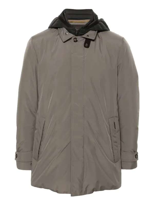 MOORER Raffaello-stp Padded Coat - Grey