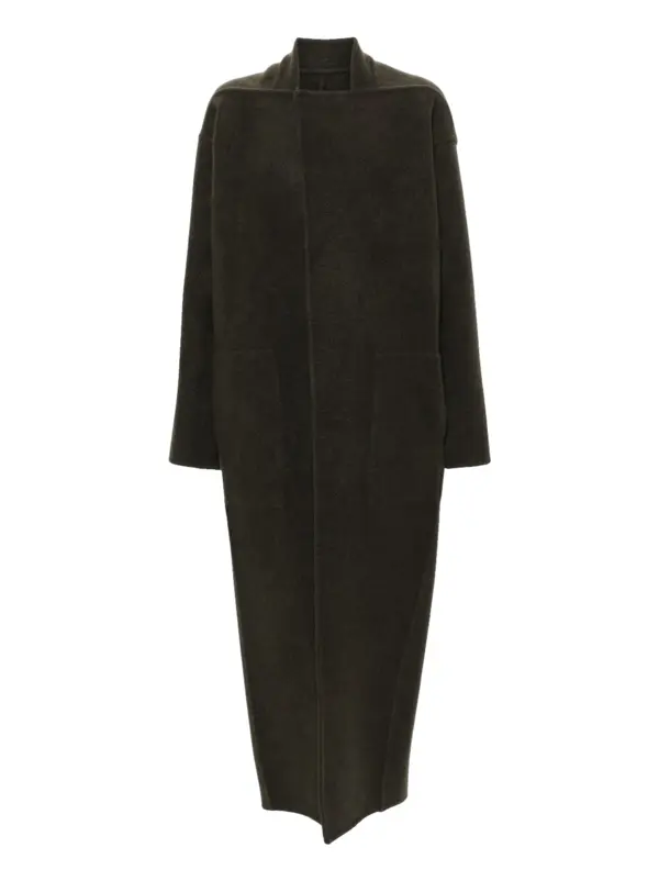 Rick Owens Island Long Coat - Green