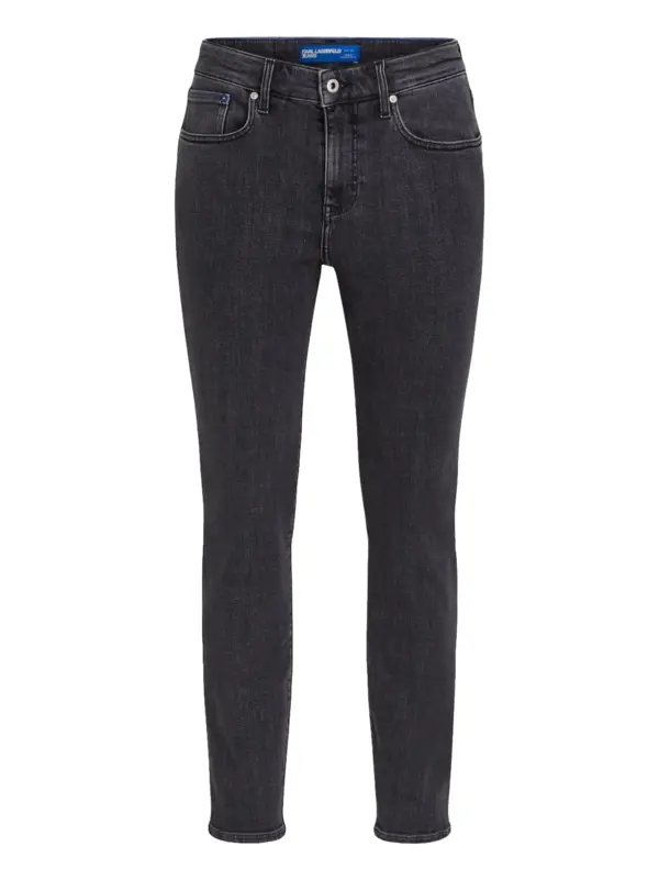 Karl Lagerfeld Mid-rise Skinny Jeans - Black