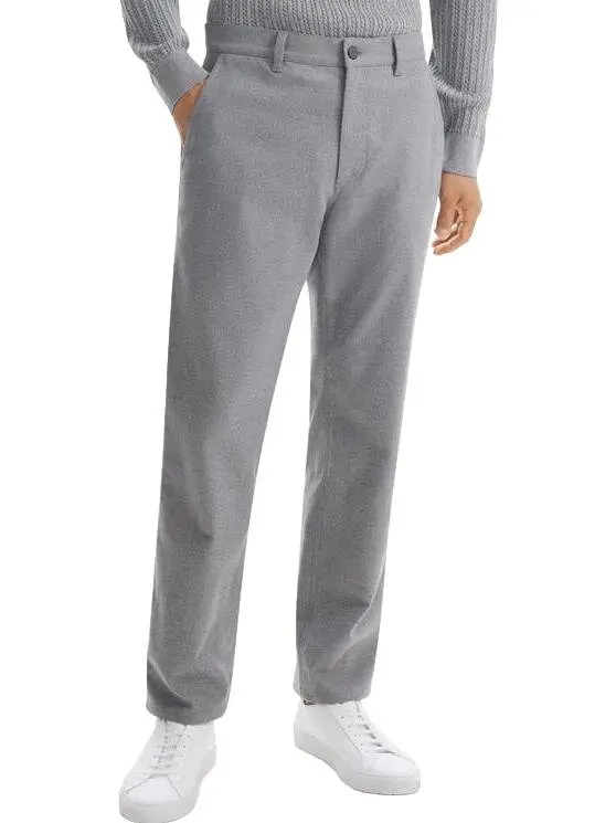 Theory Rhodes Cotton Carpenter Pants - Light Ash Melange