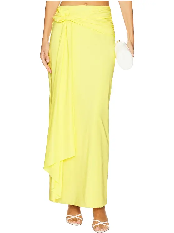 MAYGEL CORONEL Crisol Maxi Skirt - Mimosa
