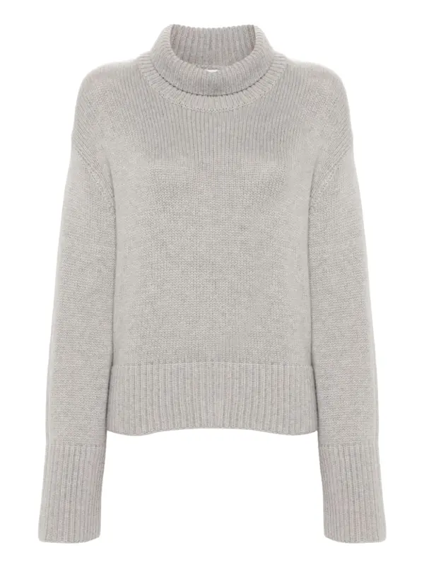 LISA YANG Fleur Cashmere Sweater - Grey