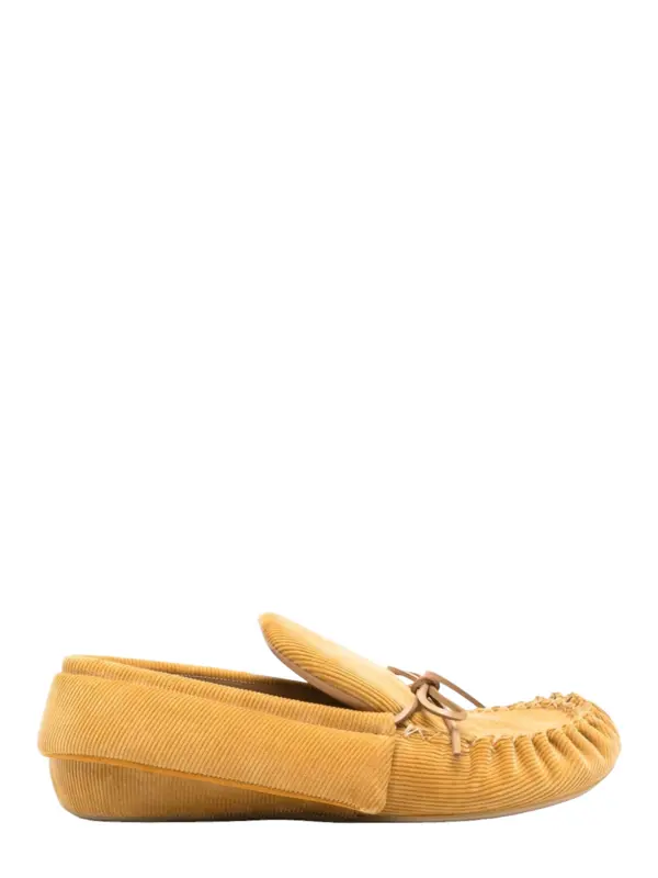 JW Anderson Bow-embellished Loafers - Yellow