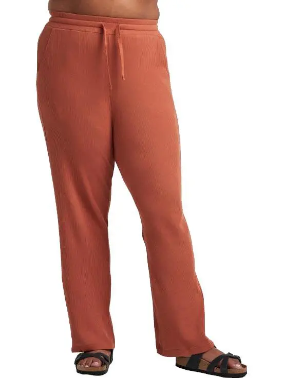 LOSANO Organic Cotton Drawstring Pant - Baked Clay